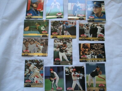TOPPS 1992 MEMBERS ONLY STADIUM CLUB BASEBALL 14 CARD SET | eBay