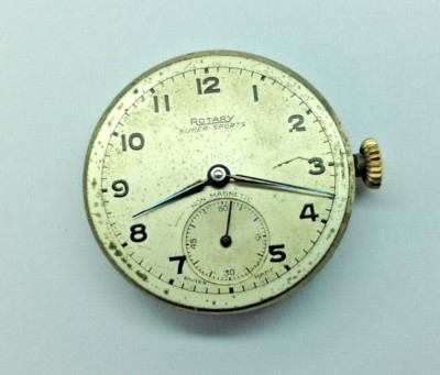 ROTARY Supersports Mechanical Watch Movement - WORKING - Rotary cal ...