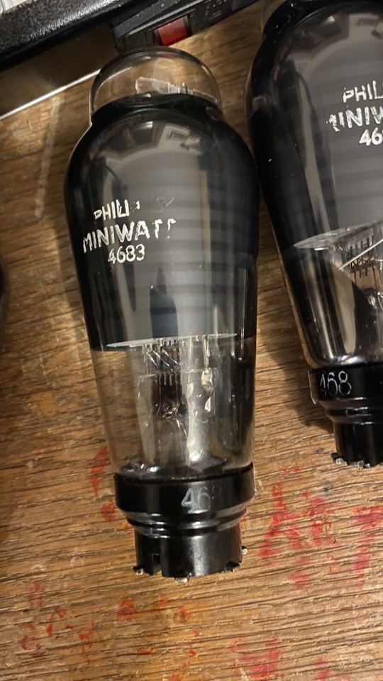 Philips 4683, ad1/350 röhre, DHT Tube, AD1 , EBII, ED, Triode, getestet ...