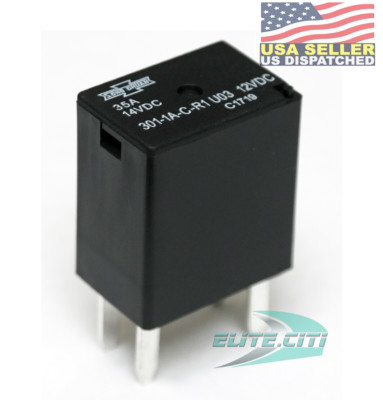 Song Chuan 301-1A-C-R1-U03 12VDC Micro 280 SPST 35A Relay | eBay