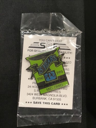 1994 PPG Indy Car World Series Mid Ohio 15 year pin | eBay