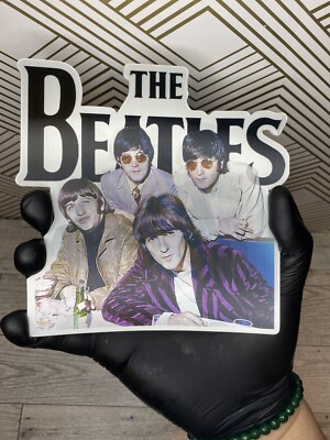The Beatles 3D Lenticular Motion Moving Car Sticker Decal Peeker | eBay