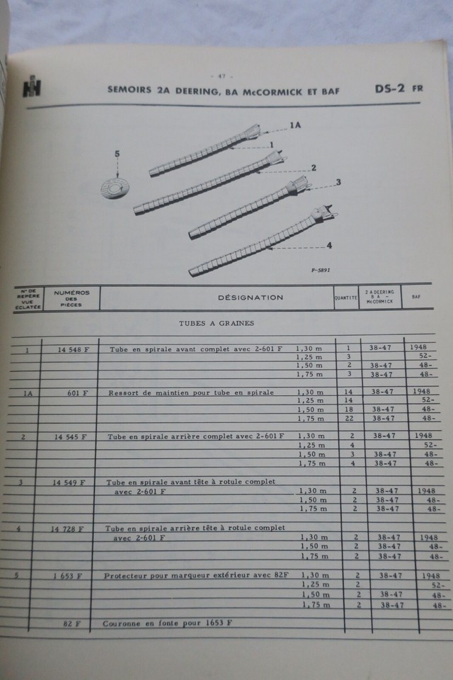 Mc Cormick Reaper Cows Seeders Traction Animal Booklet Service | eBay ...