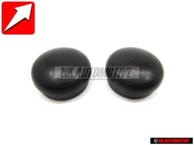 2x Original VW Wiper Arm Nut Cover Cap Satin Black - 1J0955205A 9B9 | eBay