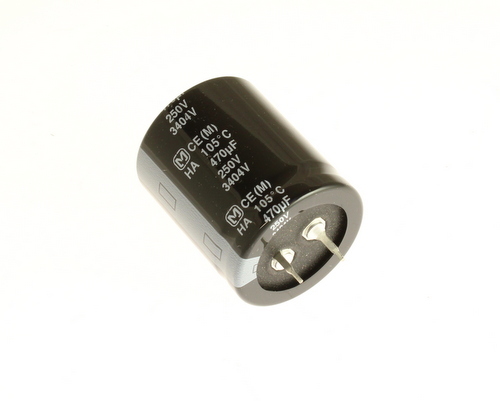 5x 470uF 250V Snap In Mount Electrolytic Capacitor 250 Volts 470mfd ...