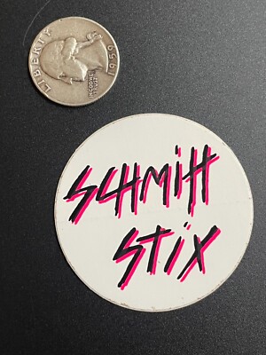 Vintage Schmitt Stix circle pink Skateboard Sticker 80's | eBay