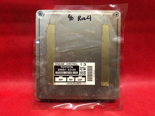 PLUG & PLAY 96 TOYOTA RAV4 ECM ECU PCM CONTROL FUJITSU 89661-42130 4x4 ...