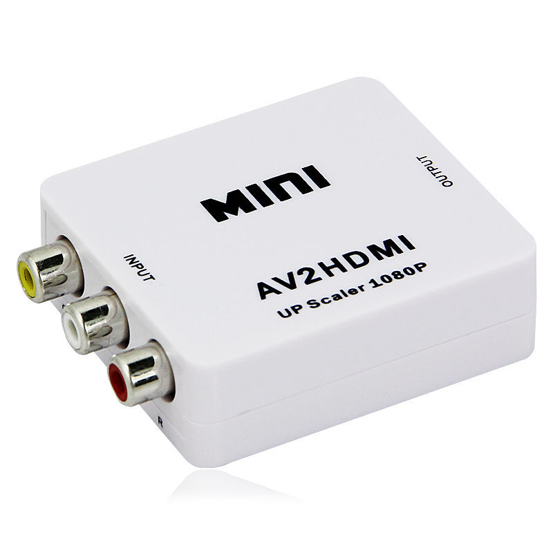 Mini Box AV2HDMI Upscaler AV RCA to HDMI VIDEO Converter Adpter 1080P ...