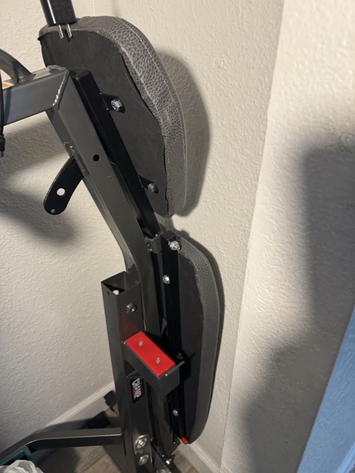 GYM Bench Press Folding Multi-Function Workout Bench with Dip Station ...