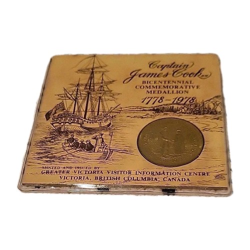 Vtg Captain James Cook Bicentennial Commerative Medallion 1778-1978 | eBay