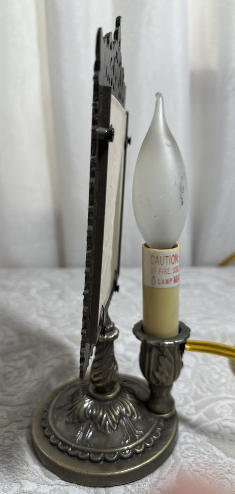 Beautiful Lithopane Lamp Victorian Accent 9.25” Lighthouse Scene | eBay ...