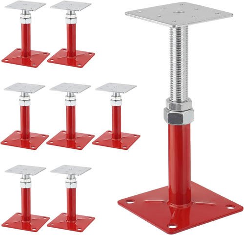 5-8" House Floor Jacks, Adjustable Mini Screw Jacks, Foundation Jacks ...