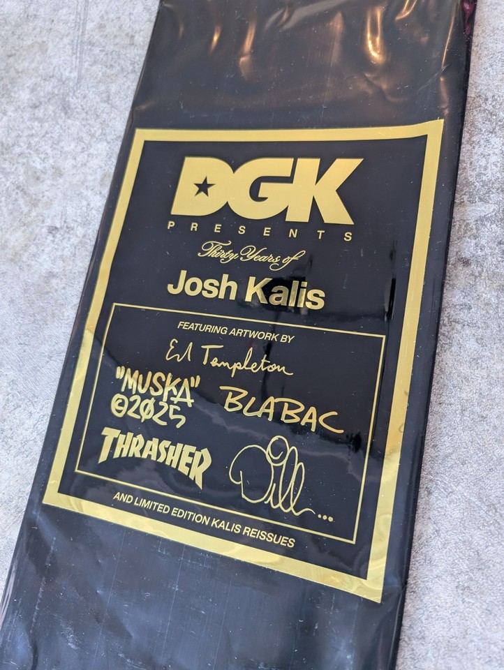 DGK - Josh Kalis 30 Year Skateboard - Blind Bag 8.06 LOVE PARK REISSUE ...