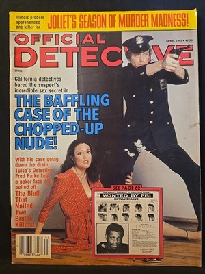 Official Detective True Crime Police Stories Magazine April 1985 | eBay
