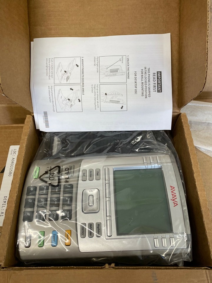 NEW Nortel Avaya 1140E IP Telephone VoIP Phone NTYS05BFGS NTYS05 for ...