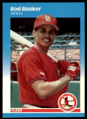 1987 Fleer Update Glossy Rod Booker . St. Louis Cardinals #U-7 | eBay