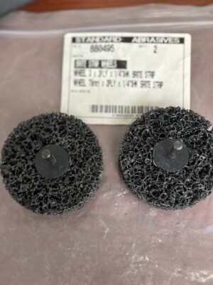 STANDARD ABRASIVES 880495 BRITE STRIP WHEEL 3"X 2 PLYX 1/4" LOT OF 2 | eBay