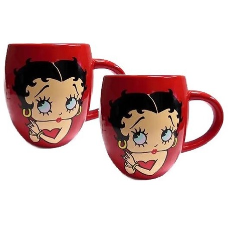 Betty Boop 12 oz Red Ceramic Coffee Mug | eBay