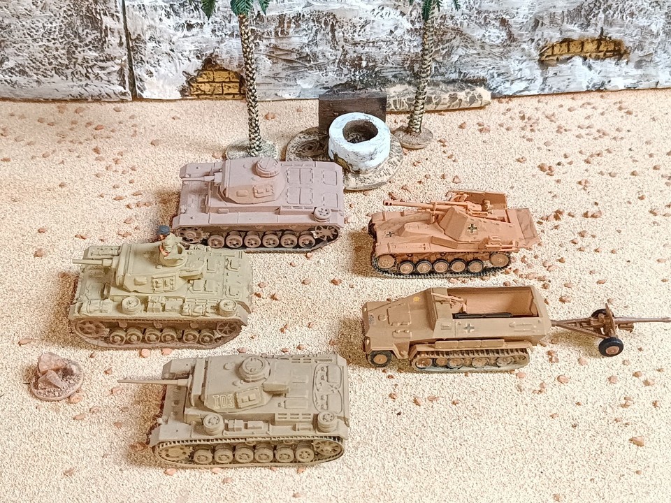 1/72 - 20mm WWII German Africa Corps Tanks / painted | eBay