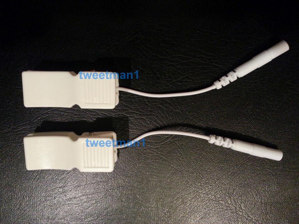2 Ear Clip Electrodes for TENS 3000 TENS 7000 Digital Massagers ...