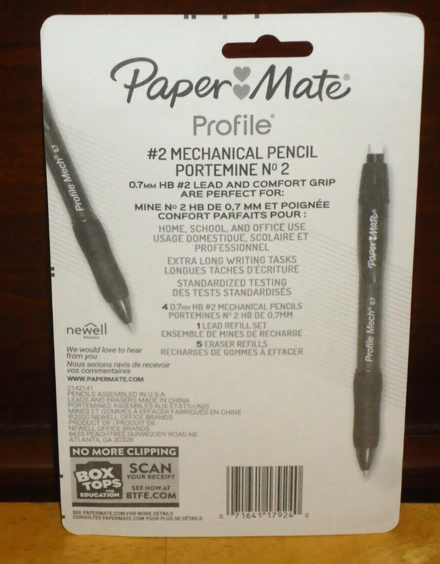 Papermate Mechanical Pencils 0 7 Mm