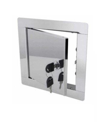 Stainless Steel Access Panel with Lock Key | Grelly UK