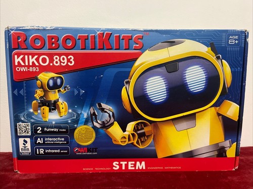 OWI 893 Kiko Interactive a/i Capable Robot w/ Infrared Sensor Two Play ...