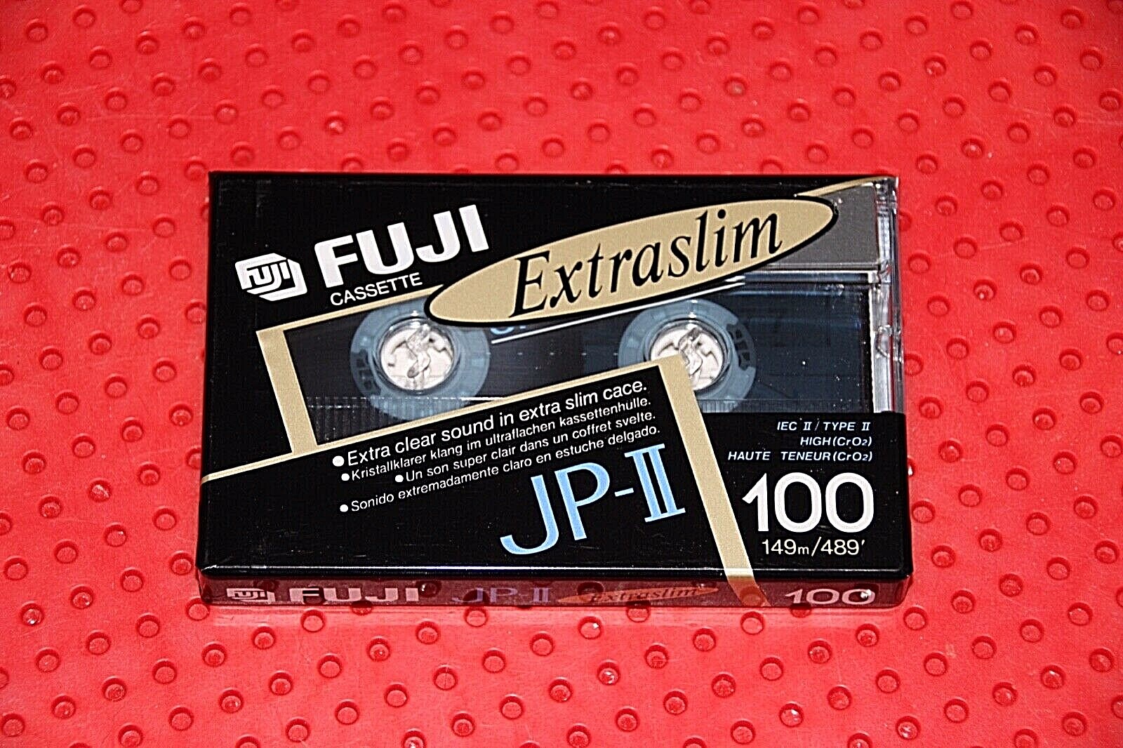 FUJI JP II 100 TYPE II EXTRASLIM BLANK CASSETTE TAPE (1) (SEALED) | eBay