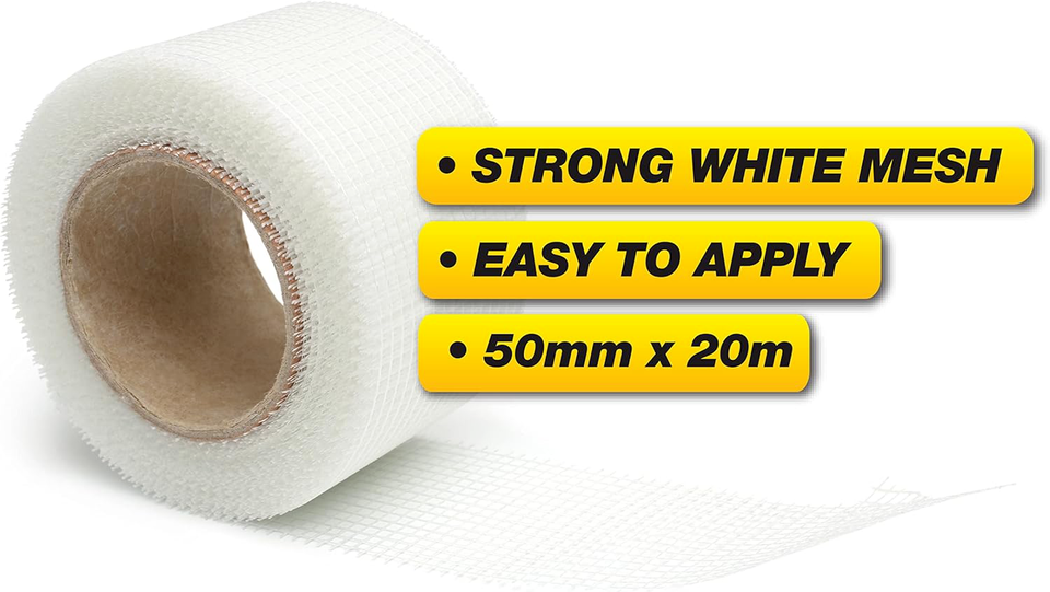PLASTERBOARD DRYWALL SCRIM TAPE ROLLS PLASTERING DIY JOINT TAPE 151 ...