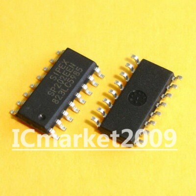 50 PCS SP202EEN SOP-16 SP202 High Performance RS-232 Line Drivers ...