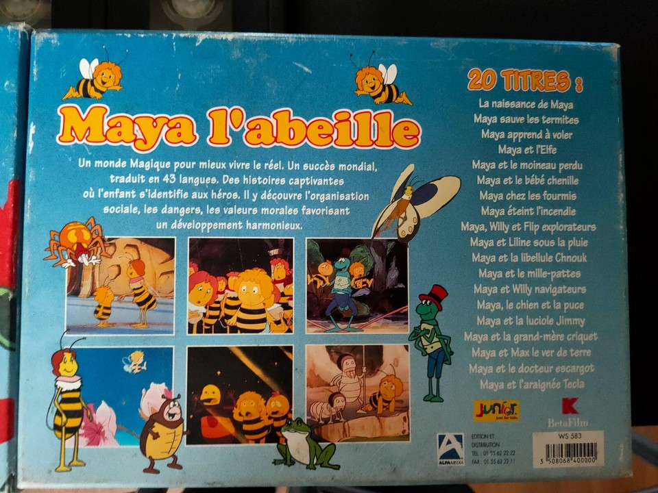 COFFRET DE 10 CASSETTES VHS DE MAYA L ABEILLE | eBay