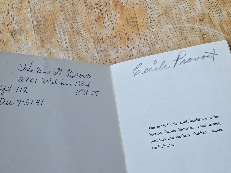 VINTAGE LASSIE COLLIE DOG MGM TV ACTORS ADDRESS BOOK RUDD WEATHERWAX | eBay