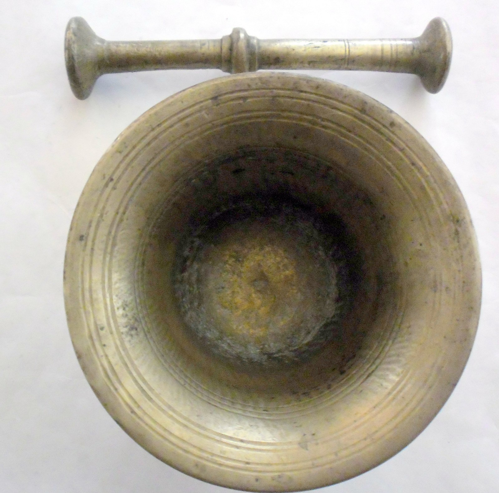 1860 CIVIL WAR MASSIVE BRONZE APOTHECARY PHARMACY MEDICAL DRUG MORTAR ...