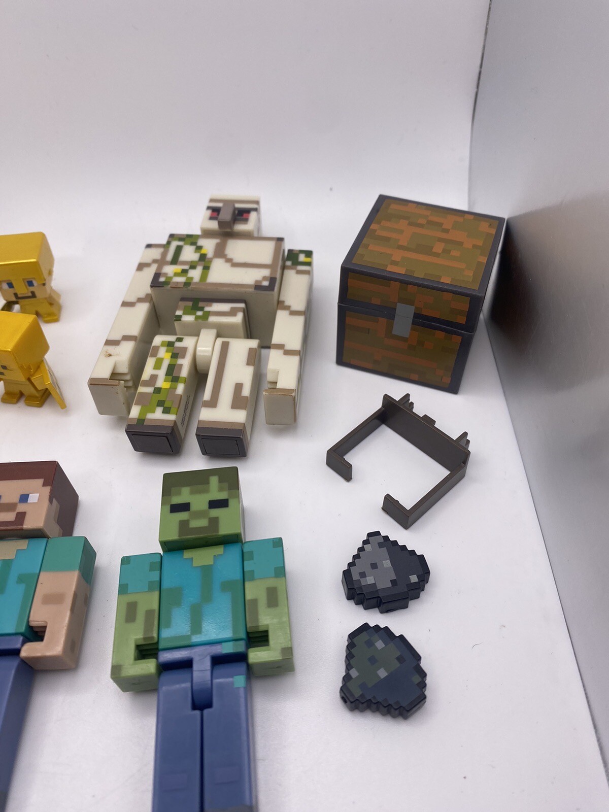 Lot of Plastic Minecraft Toys Action Figures 1” To 4” Figures | eBay