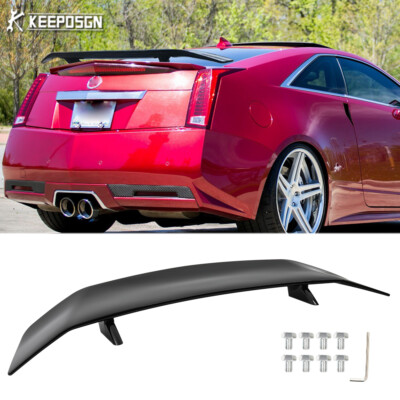 46" Racing Rear Trunk Spoiler GT-Style Wing Gloss Black For Cadillac ...