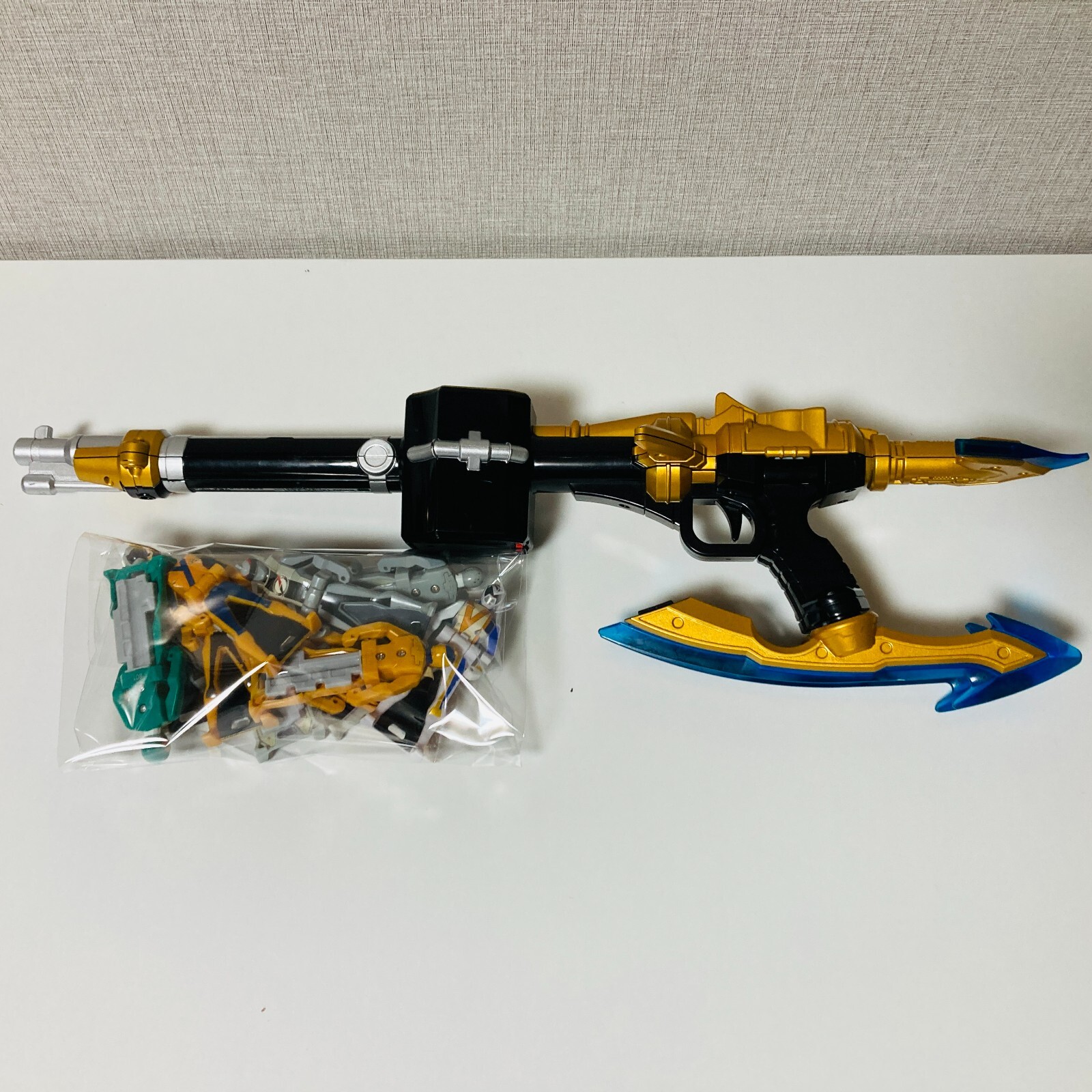 BANDAI DX Power Rangers Super Megaforce Gokaiger Silver GOKAI SPEAR ...