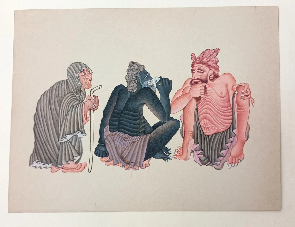 Old Paintings Of Demons