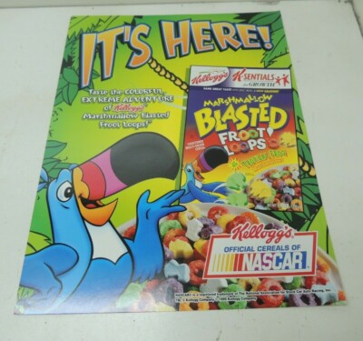 Toucan Sam Kelloggs 1998 Original Mint Print Ad Marshmallow Fruit Loops ...