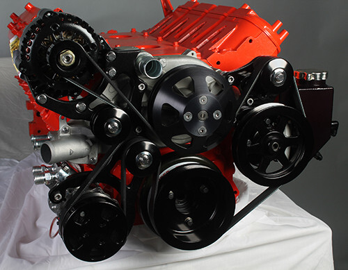 LS Billet accessory kit with Low AC Mount - Fits All Frames LS1 LS2 LS3 ...