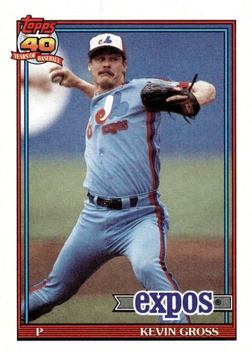 1991 Topps #674b Kevin Gross - Montreal Expos | eBay