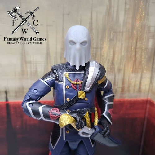 Custom GI-Joe Classified and Cobra Head Swap and Weapons 1:12 6" Marvel ...