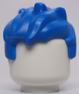 Lego Blue Minifig Hair Short and Messy | eBay