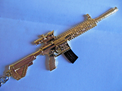 AR 15 - **Keychain**Large Size Gold Tone **Free Shipping* | eBay