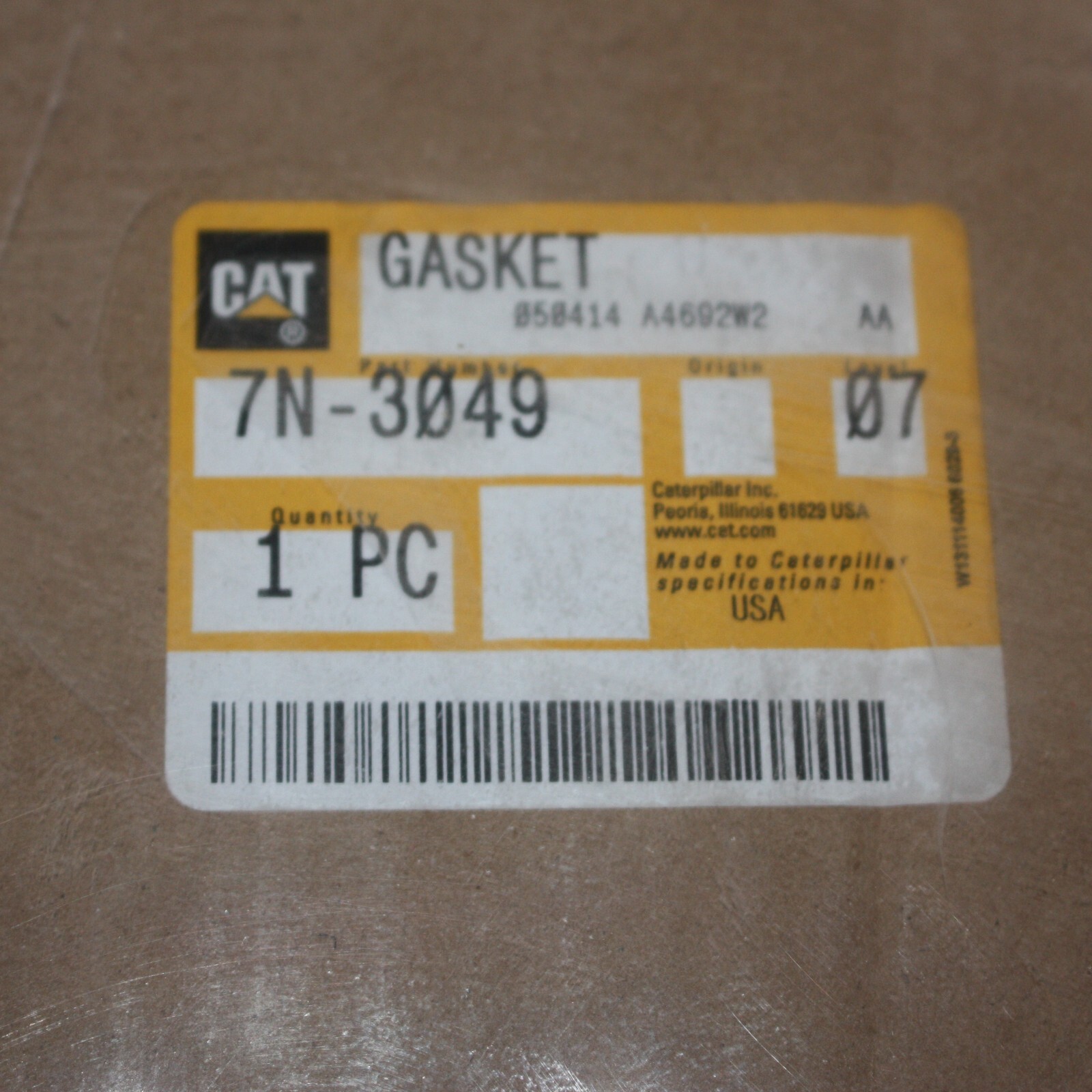 CAT CATERPILLAR GASKET 7N3049 7N-3049 NEW Sealed | eBay Australia