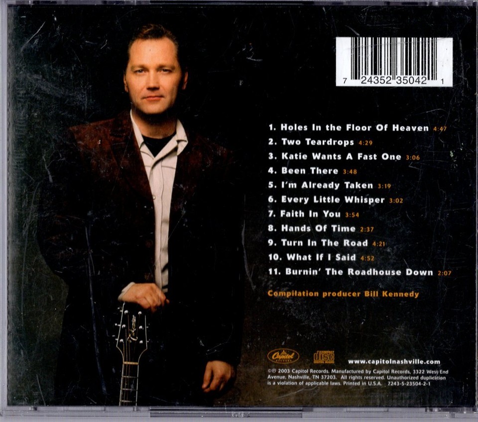 Steve Wariner Hits Collection 2003 CD Country Folk Indie Singer ...