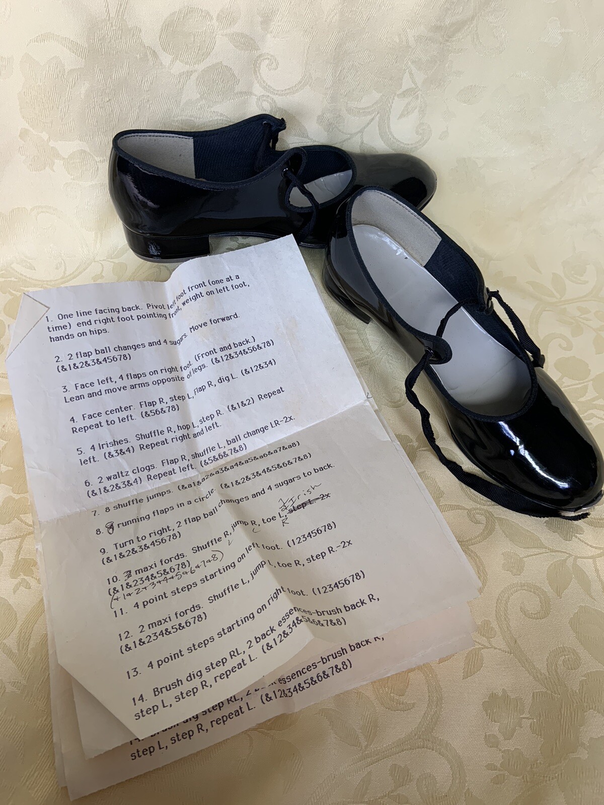 Vintage Spritely Miss Woman’s Tap Shoes Size M7 Black… - Gem