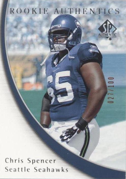 2005 SP Authentic - Rookie Authentics Chris Spencer #158 Rookie ...