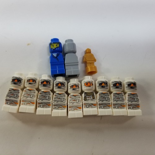Lego Ramses Pyramid Micro Fig Figure microfig Ninja & Mummy Mummies Lot ...
