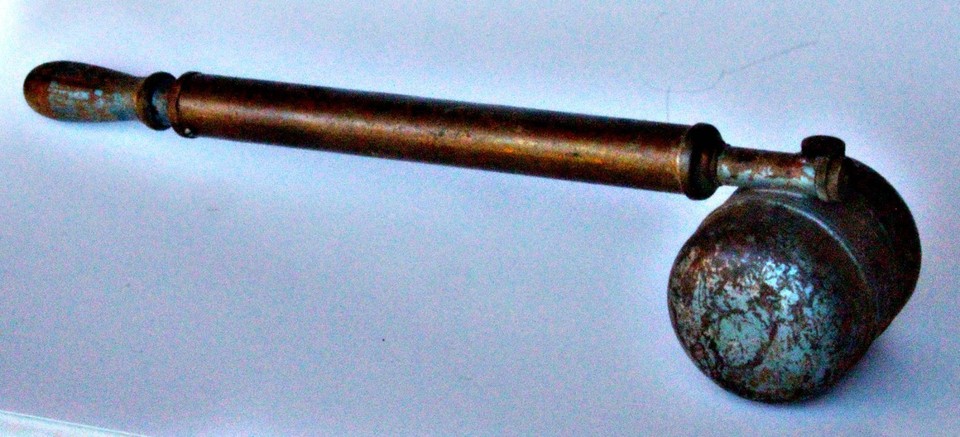 Vintage Pump Sprayer. Brass Pump and Fittings. 37cm Long. Unusual ...