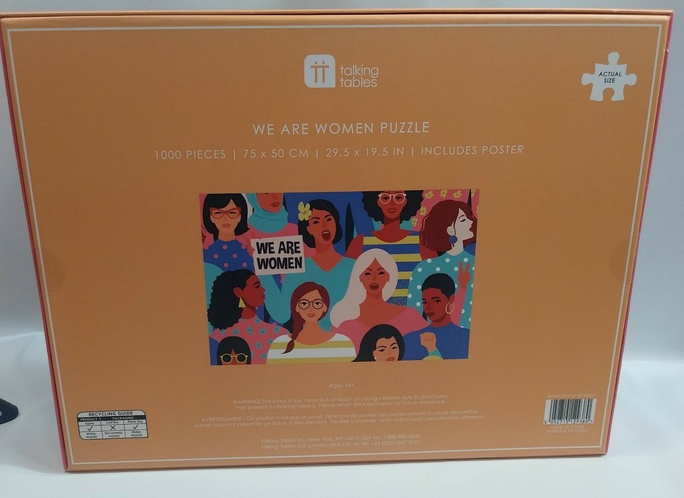 Perfectly Puzzling We Are Women 1000 Piece Puzzle New Women Rights With ...